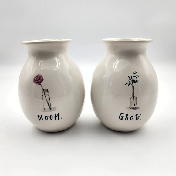 Rae Dunn | Accents | Rae Dunn Farmhouse Vases In Bloom And Grow Lot Of ...